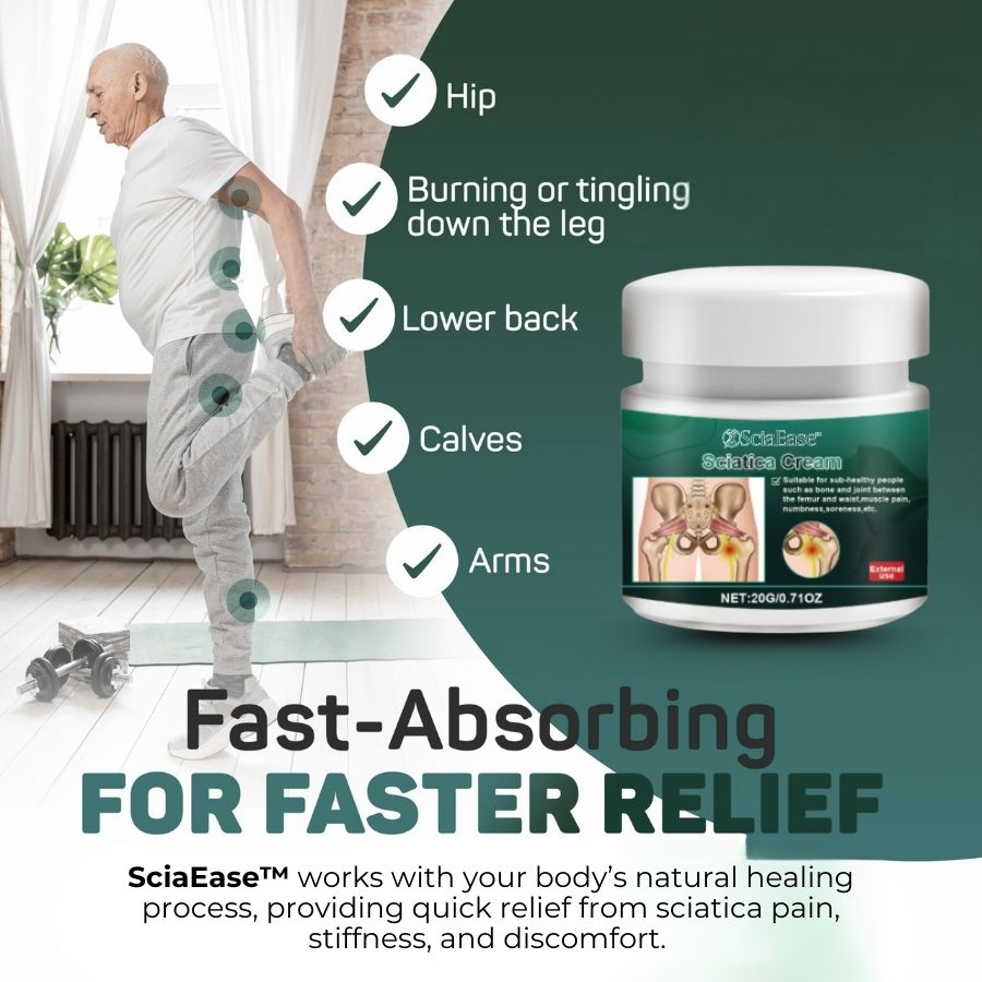 SciaEase™ | Natural Sciatica Cream – Serene-Sense